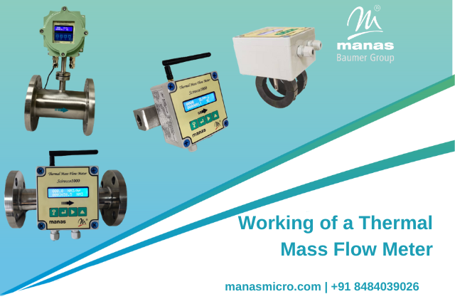 Working of a Thermal Mass Flow Meter - Manas Micro
